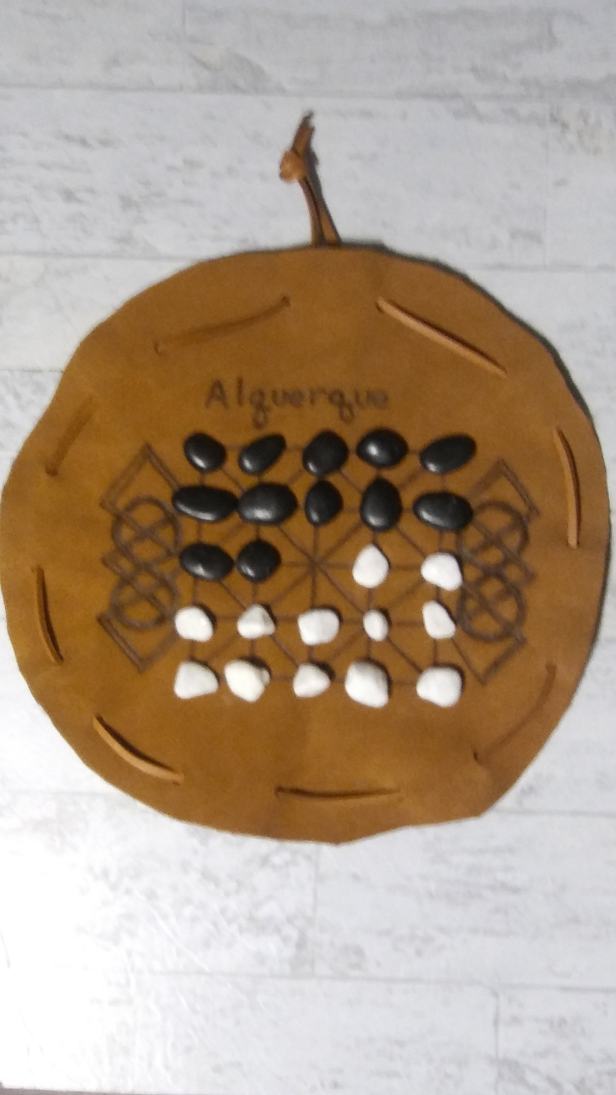 Alquerque Leather Game Pouch - Made to Order | The Merry Merchant